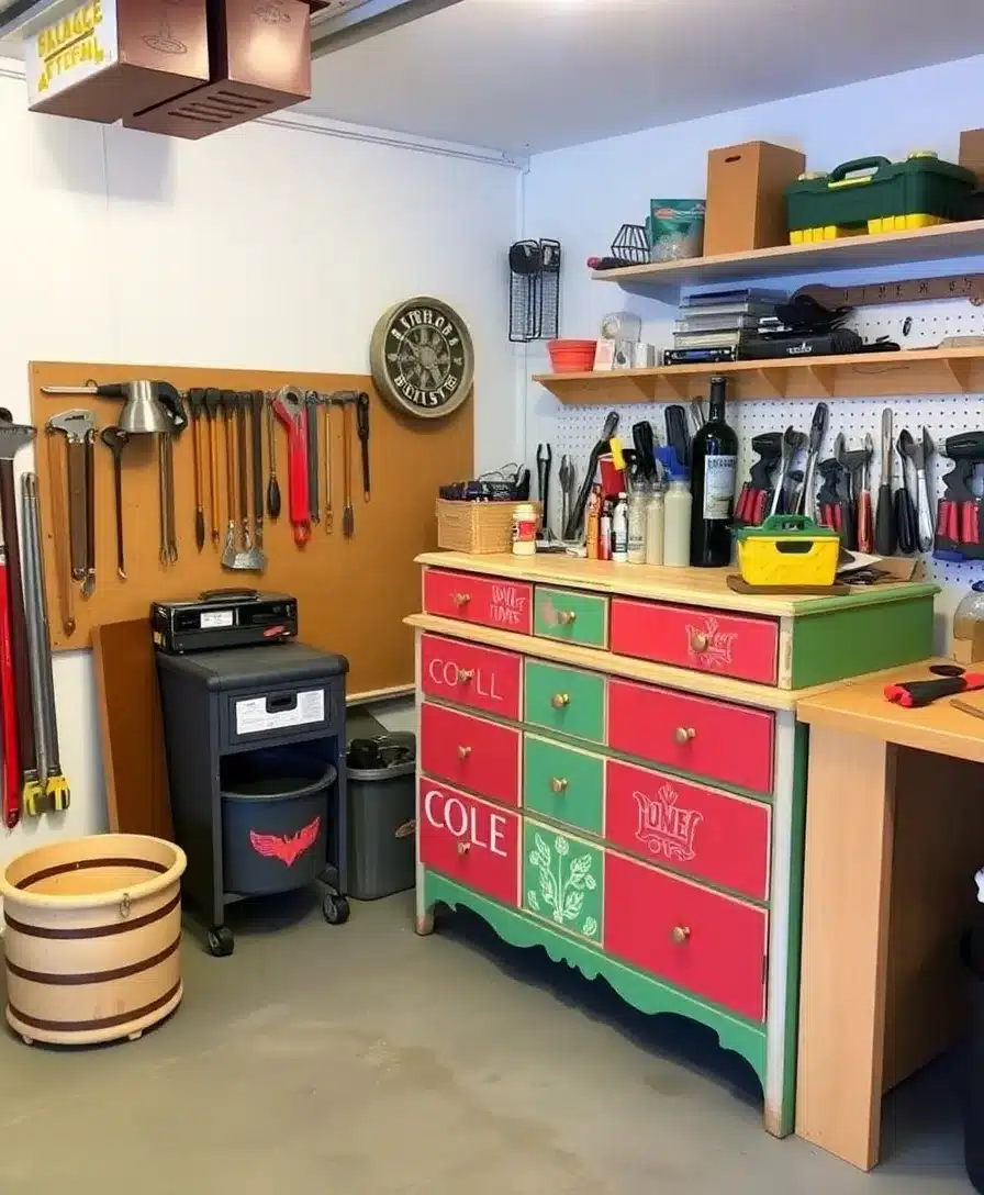 10 DIY Hacks To Organize Your Unfinished Garage Efficiently