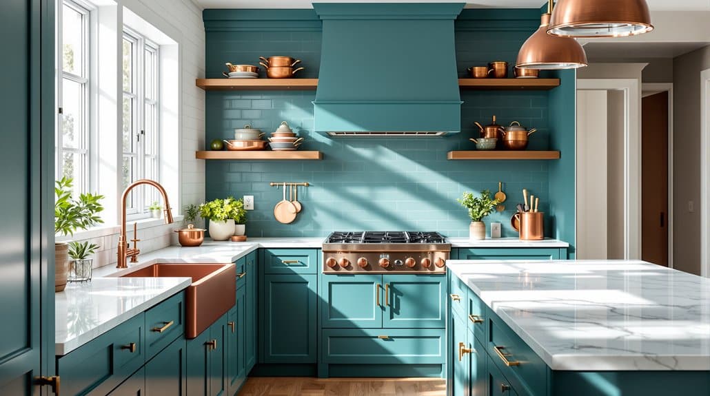 21 Teal And Copper Kitchen Ideas That Feel Luxe